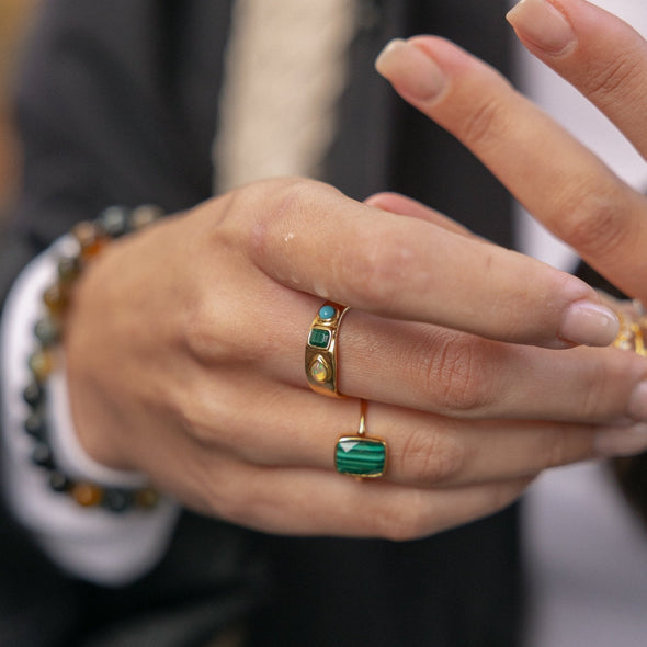 Ring - 'Fia'- Spirited Gemstone – Industry & Co - Home