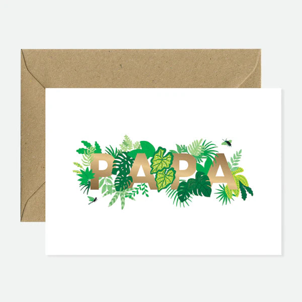 Greeting Card - Gold - Papa Plants – Industry & Co - Home
