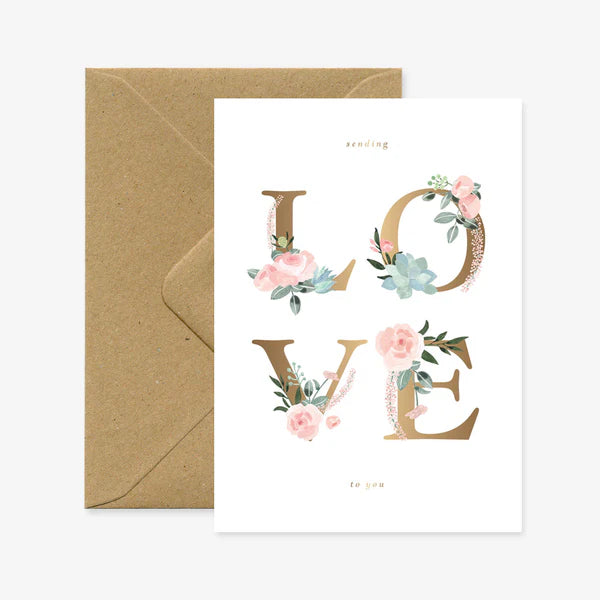 Greeting Card - Love Letters – Industry & Co - Home