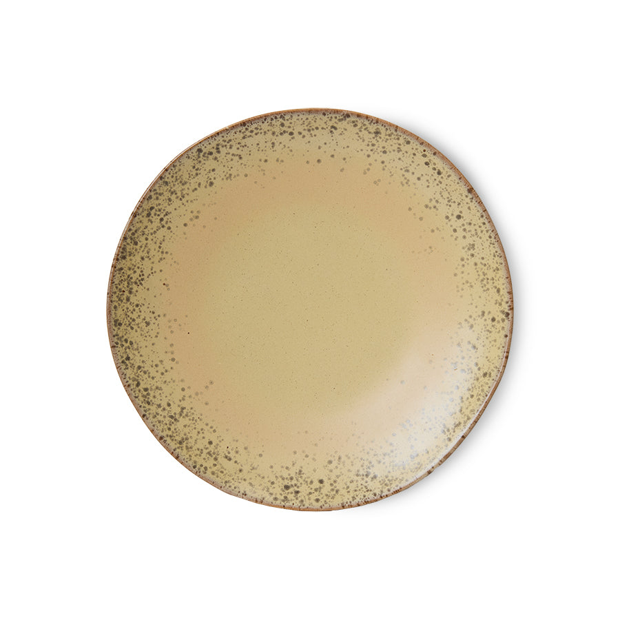 HKliving® 70s Ceramics - Dinner Plate - Grit - Set Of 2 – Industry & Co ...